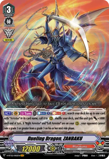 Zanbaku - V-Premium - Deck Info and Tops - VG-Paradox